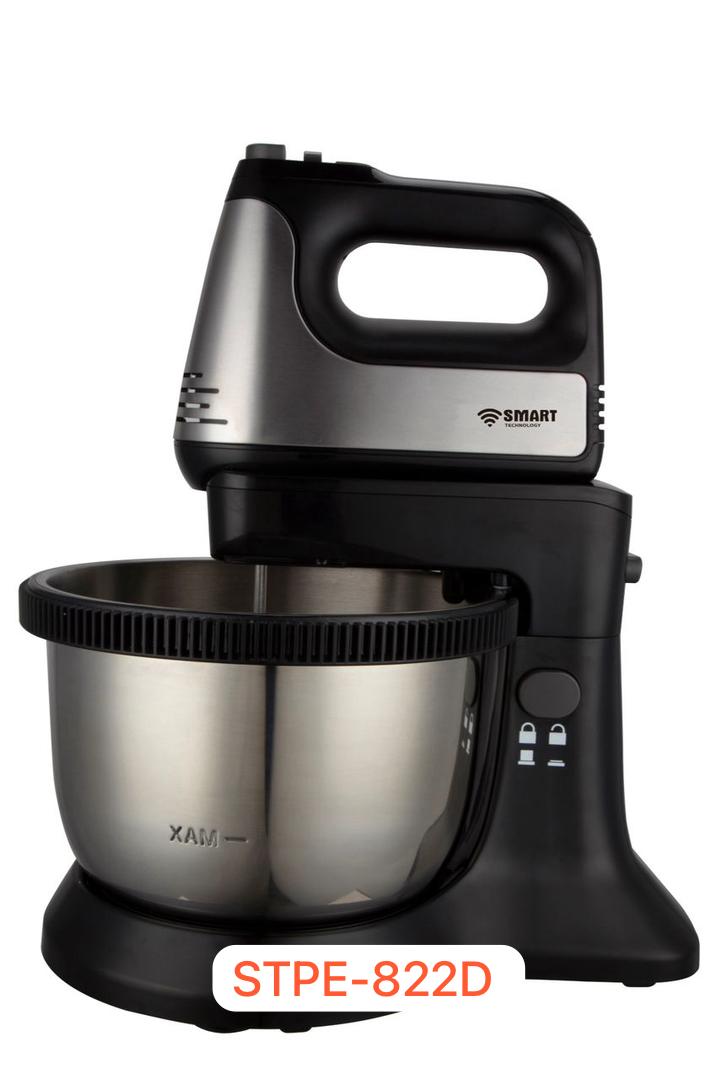 SMART TECHNOLOGY Batteuse électrique Avec Bol Et Support STPE-822D ...